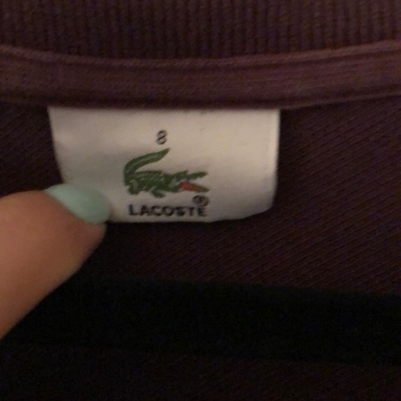 Lacoste | Shirts | Mens Maroon Lacoste Polo | Poshmark